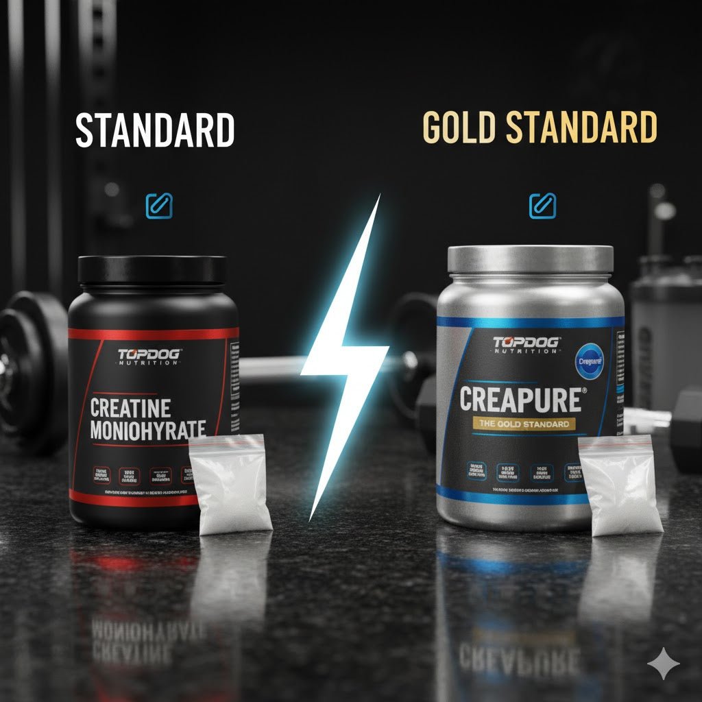 Creatine Showdown: Creatine Monohydrate vs. Creapure – TopDog Nutrition